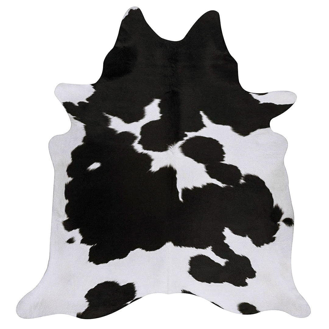 Black And White Brazilian Cowhide Rug: Xxl , Natural Suede Leather ...
