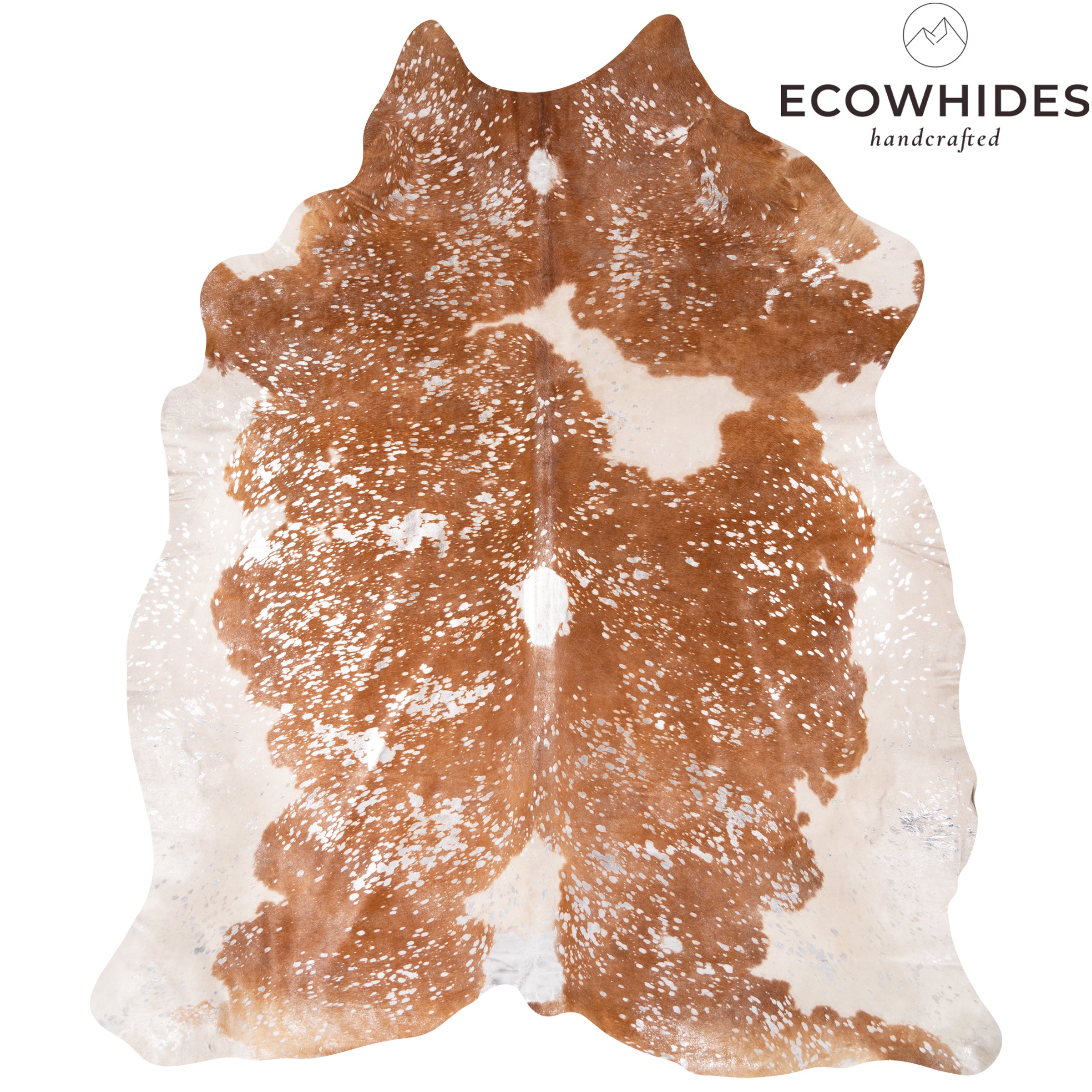 Brazilian Silver Metallic Cowhide Rug Size 8'7" L x 7'1" W 9063, Stain ...