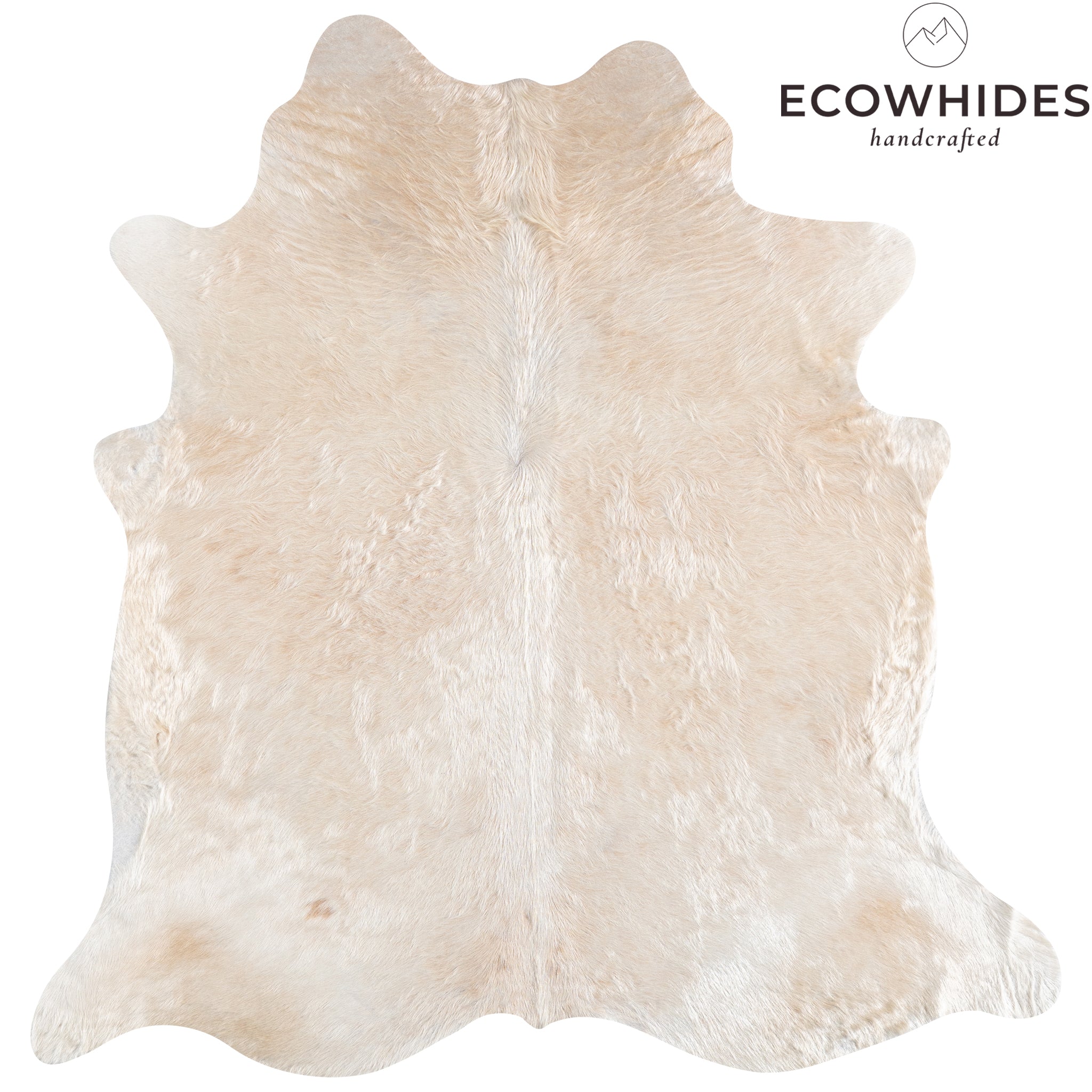 Brazilian Champagne Cowhide Rug Size 7'2" L x 6'10" W 5200, Stain Resistant Fur | eCowhides