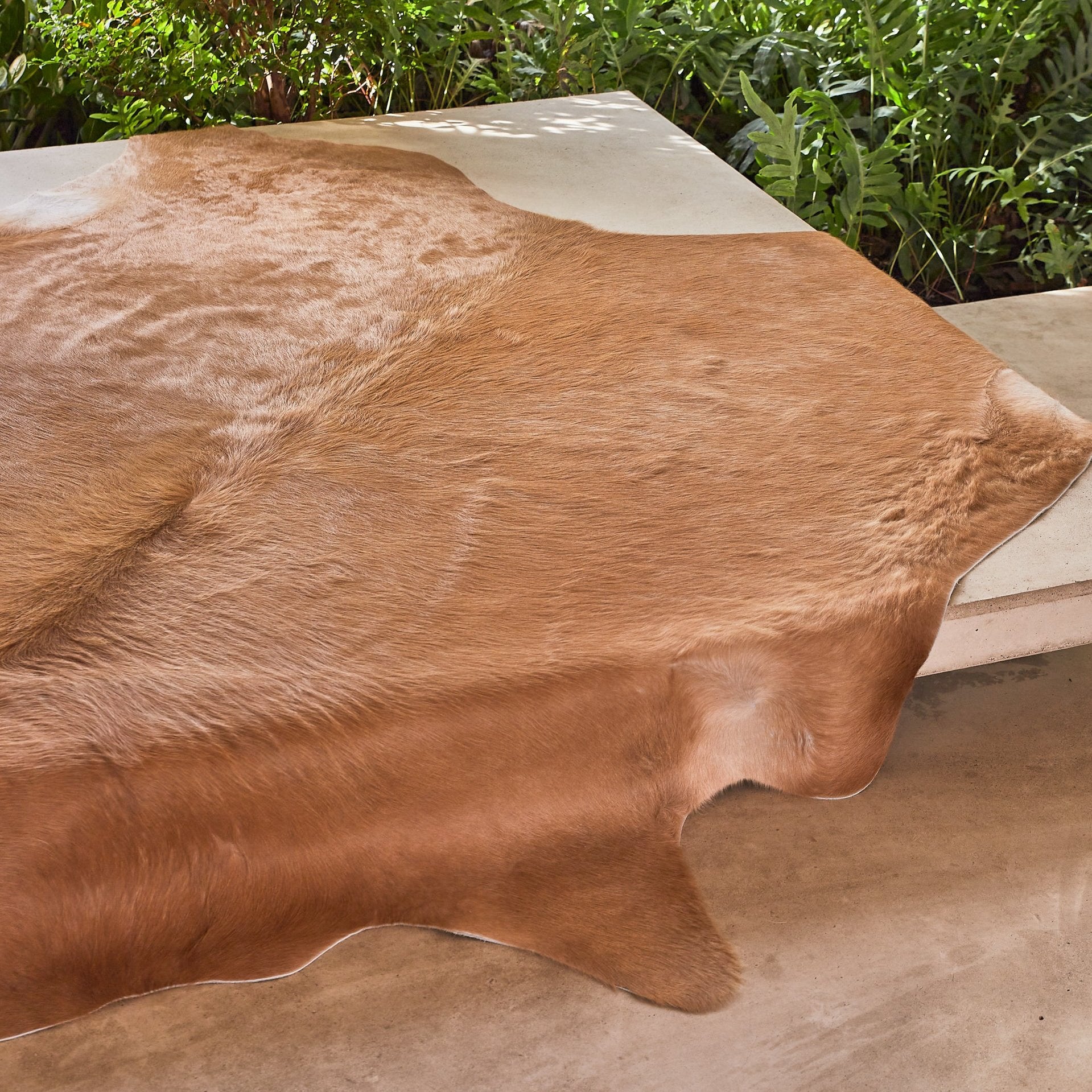 Beige Cowhide Rug , Natural Suede Leather | eCowhides
