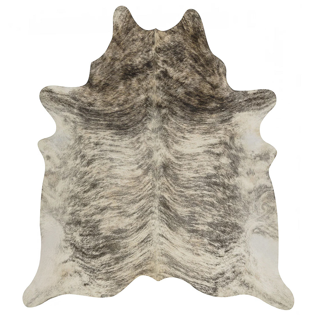 Light Brindle Brazilian Cowhide Rug: Xl , Natural Suede Leather | eCowhides