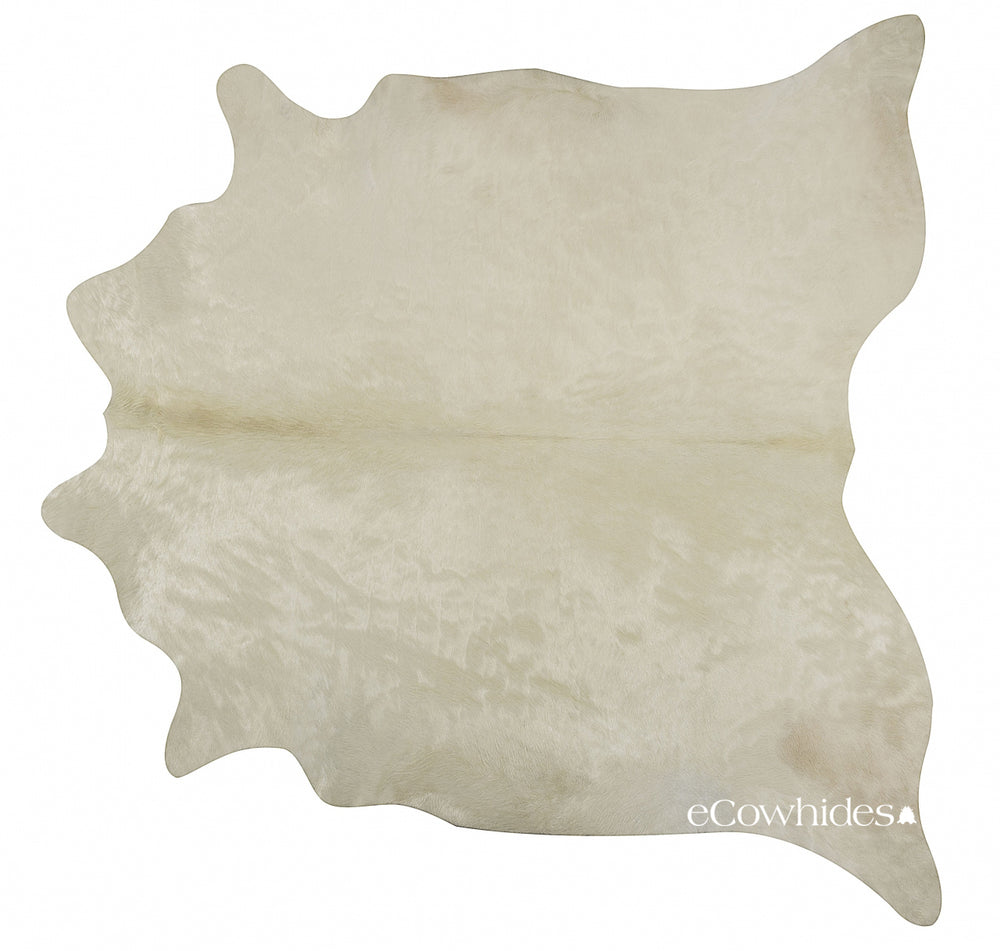 White Brazilian XL Cowhide Rug · eCowhides®